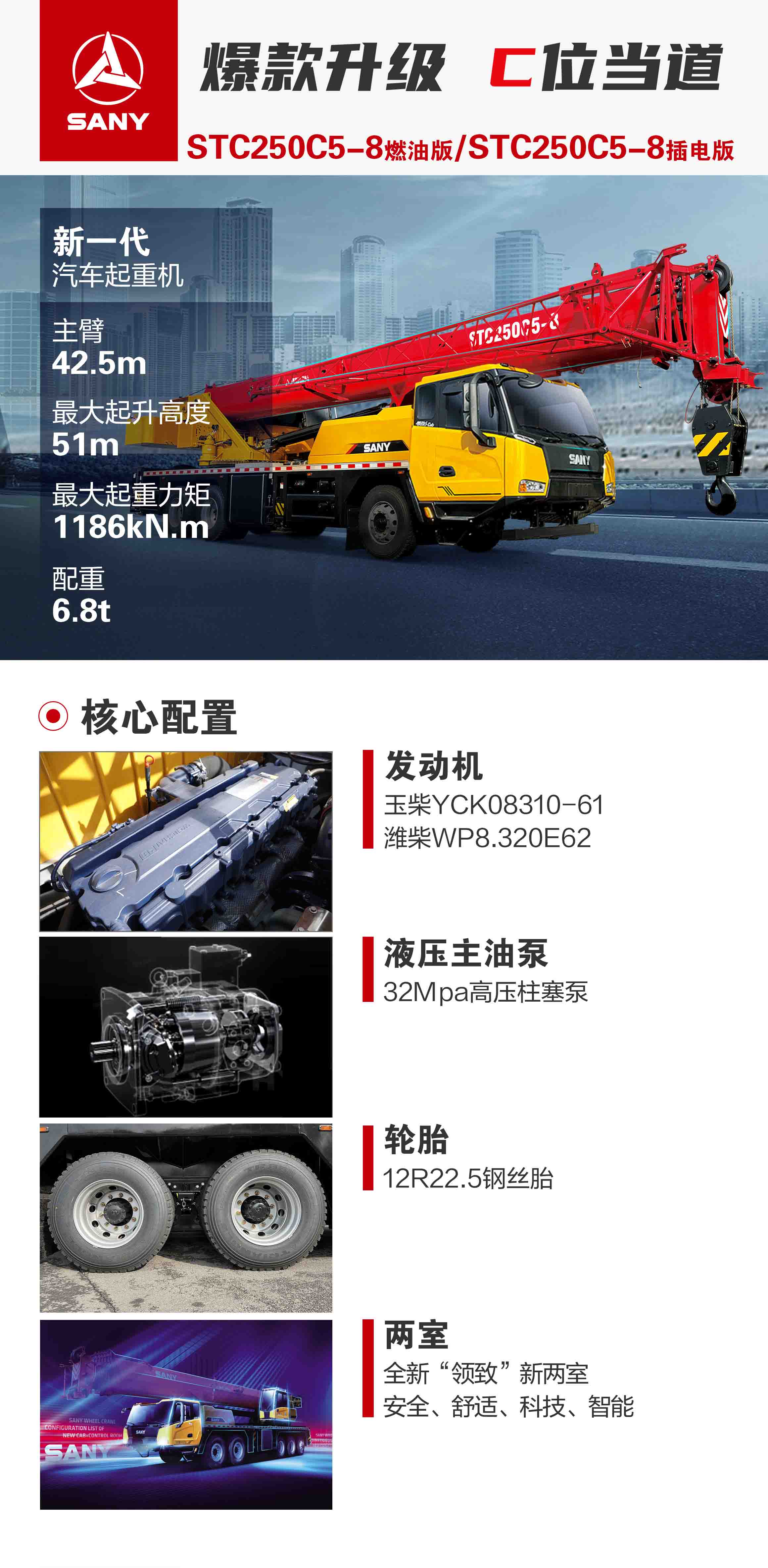 STC250C5-8（插电版）汽车起重机_三一重工汽车起重机参数-型号-图片-价格_三一集团官网